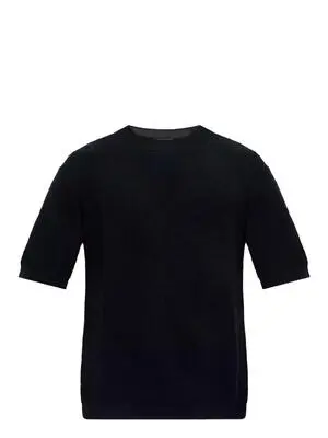 Emporio Armani Jacquard-knit Sweater - Blue