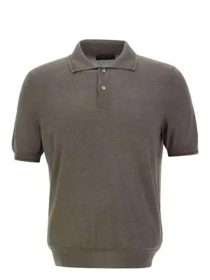 GRAN SASSO Short-sleeve Polo Shirt