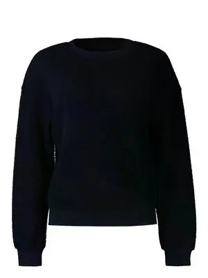 THE LADY AND THE SAILOR Bouclé Crew-neck Sweater - Blue