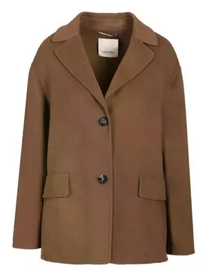 Max Mara Single-breasted Wool Jacket - Brown