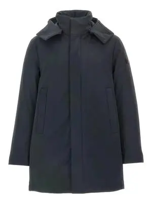 Peuterey Logo-patch Hooded Parka - Blue