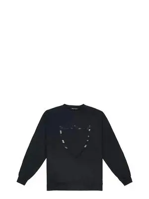 HTC LOS ANGELES Logo Print Sweatshirt - Black
