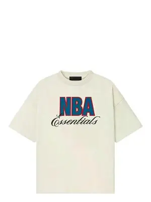 Fear Of God Nba Logo-print T-shirt - Neutrals