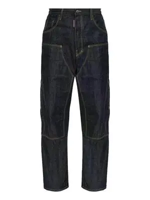 Dsquared2 Japanese Rinse Baggy Carpenter Jeans - Blue