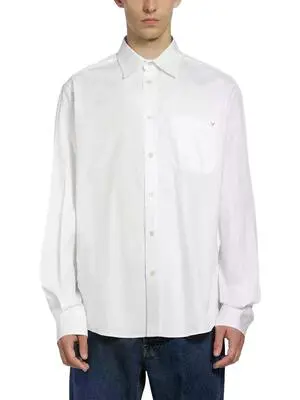 Valentino Garavani Vgold Cotton Oxford Shirt - White