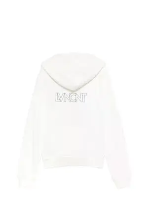 Liviana Conti Zip-fastening Drawstring Hoodie - Neutrals