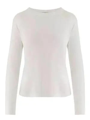 Max Mara S Max Mara Long Sleeve T-Shirt White