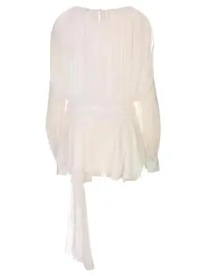 Giuseppe Di Morabito Giuseppe Di Morabito Draped Detail Mini Dress White
