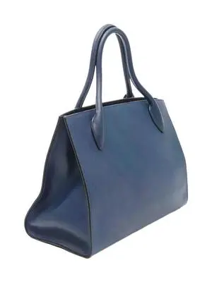 PRADA Prada Saffiano Cuir Monochrome Top Handle Tote Satchel