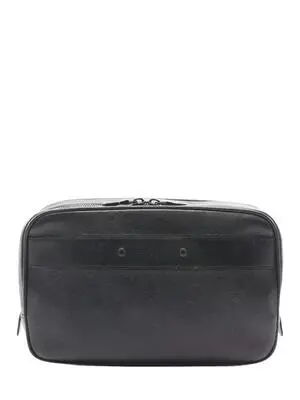 LOUIS VUITTON Monogram Shadow Trousse Toilette Gm Clutch Bag - Black