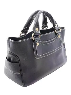 Celine 2002 Leather Boogie Handbag - Black