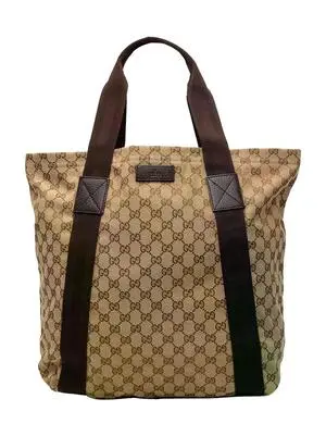 Gucci Gg Canvas Tote Bag - Neutrals