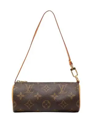 LOUIS VUITTON Monogram Canvas Papillon Pochette - Brown