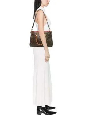 LOUIS VUITTON Monogram Canvas Pallas Mm Satchel - Brown