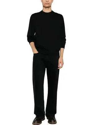 DIANA STUDIO Crew Neck Long Sleeve Sweater - Black