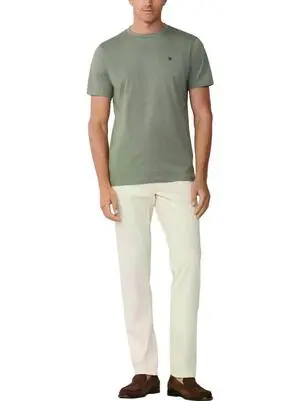 HACKETT LONDON Sanderson Belt-loop Trousers - Neutrals