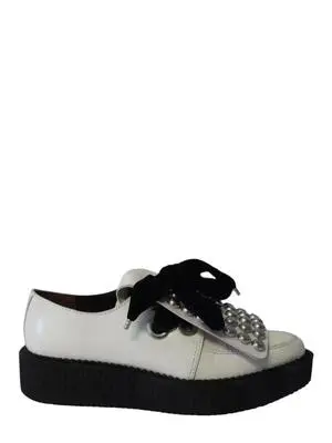 Marc Jacobs Leather Platform Shoes - White
