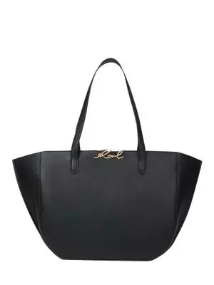 Karl Lagerfeld K/signature Medium Tote Bag - Black