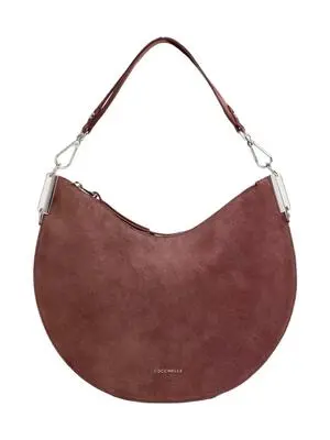 COCCINELLE Sunup Suede Shoulder Bag - Red