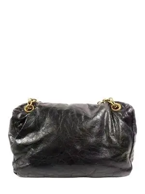 Balenciaga Small Monaco Shoulder Bag - Black