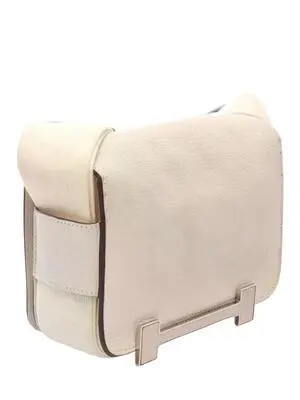 Hermès Geta Chevre-leather Mini Shoulder Bag - Neutrals