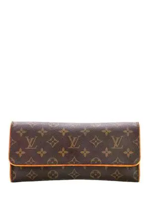 LOUIS VUITTON Monogram Canvas Twin Handbag Pm Crossbody Bag - Brown