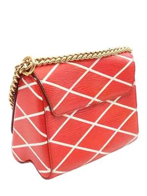 LOUIS VUITTON Twist Malletage Epi Leather Mini Shoulder Bag - Red