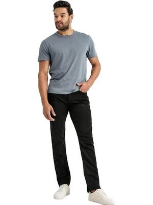 DUER DUER No Sweat Tapered Fit Trousers Black