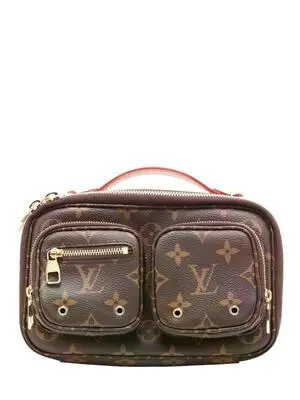 LOUIS VUITTON Monogram Utility Satchel - Brown