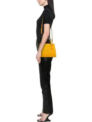 Gucci Soho Top Handle Convertible Tote Satchel - Yellow