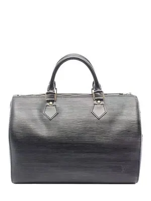 LOUIS VUITTON Epi Speedy 30 Boston Bag - Black