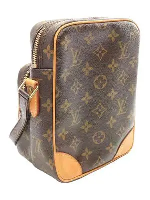 LOUIS VUITTON Monogram Canvas Shoulder Bag - Brown