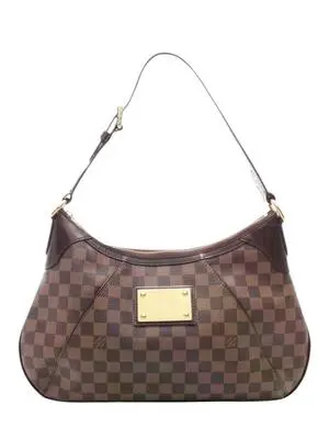 LOUIS VUITTON Louis Vuitton Damier Ebene Thames GM Shoulder Bag Brown