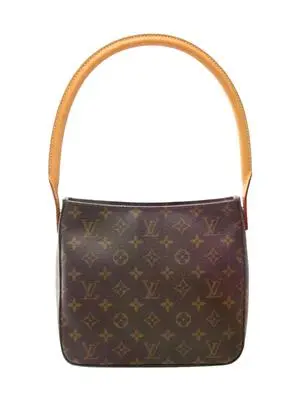 LOUIS VUITTON Monogram Canvas Looping Tote Bag - Brown