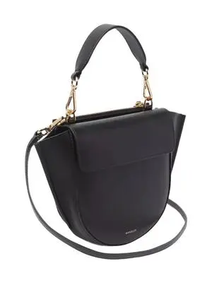WANDLER Mini Hortensia Clutch Bag - Black