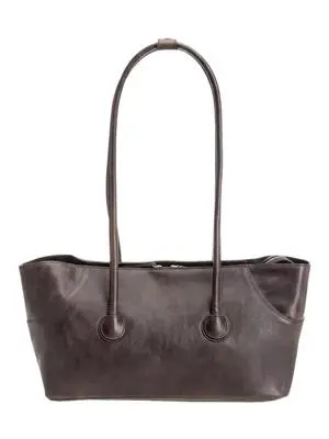 MARGESHERWOOD Boat Leather Tote Bag - Brown
