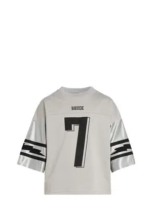 Rhude Lightning Football Jersey - Gray