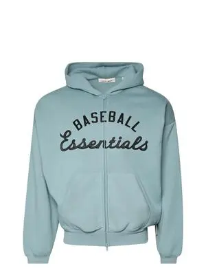 Fear Of God Mlb Full Zip Sport Hoodie Stone - Blue