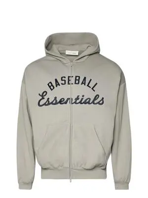 Fear Of God Mlb Full Zip Sport Hoodie Stone - Grey