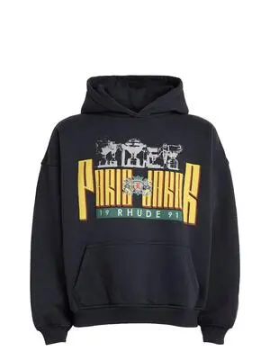 Rhude Trofeo' Graphic Hoodie - Black