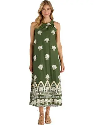 Jude Connally Audra Dress - Gilded Shell Loden