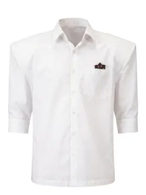 COLLECTED XX Baloch Motif Boxy Shirt - White