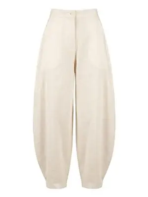 COLLECTED XX Neelum Barrel Fit Pants - White