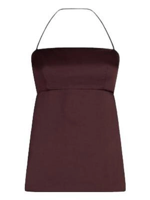 Liu Jo Halterneck Sleeveless Top - Brown