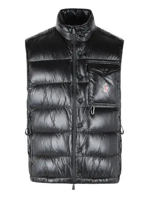 Moncler Polyamide Padded Vest - Black
