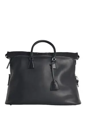 MAISON MARGIELA Maison Margiela 5AC Soft XL Leather Bag Gray