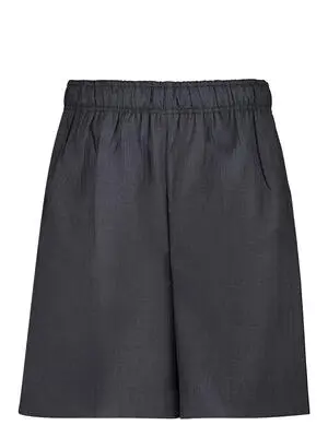 Prada Pleated Shorts - Gray