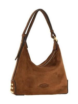 TOD'S TOD'S Suede Hobo Bag With Metal Dots Multicolor