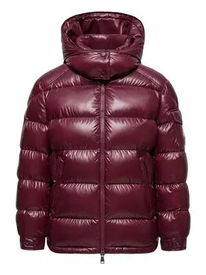 Moncler Maire Hooded Short Down Jacket - Red