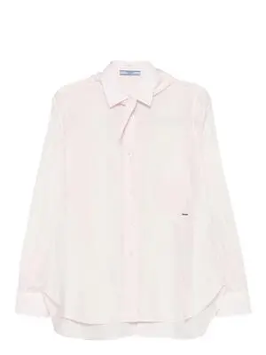 Prada Silk Button-up Shirt - Pink